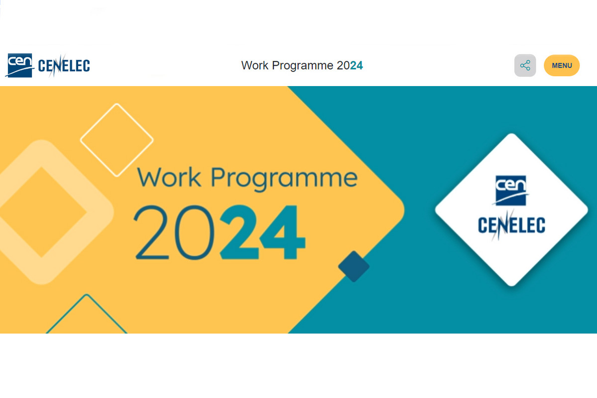 Publication of the CEN-CENELEC work programme for 2024 - KAN